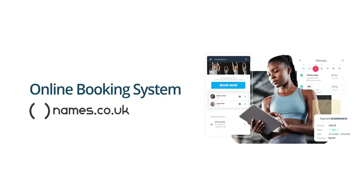 Get more online bookings with SimplyBook | names.co.uk