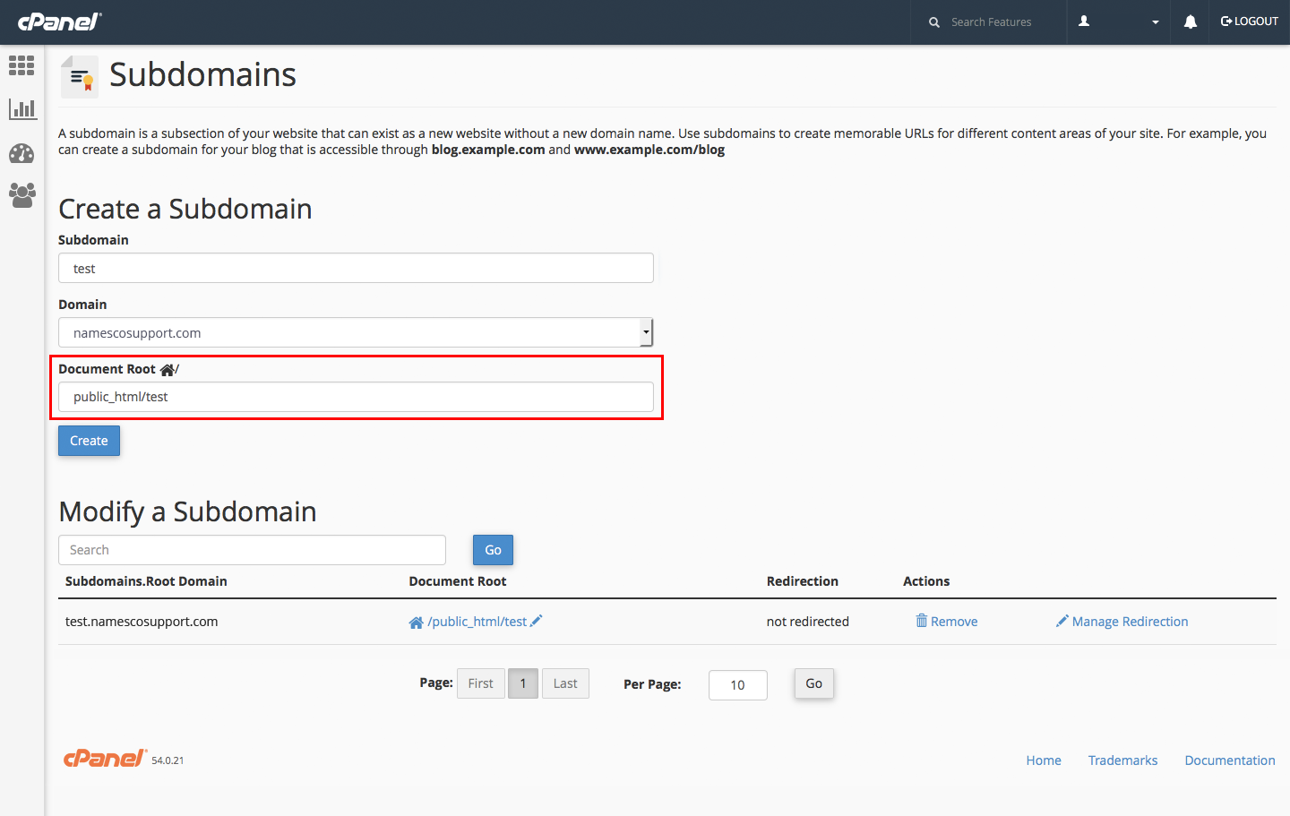 How To Create A Subdomain In CPanel Support Centre Names co uk