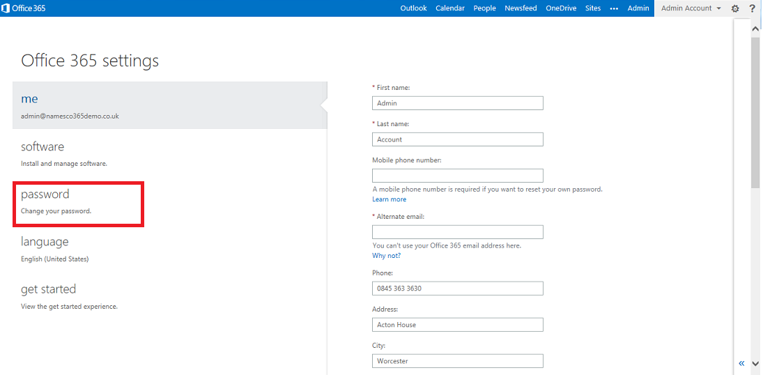 How To Reset The Administrator Password For Microsoft 365 Support Centre Names co uk