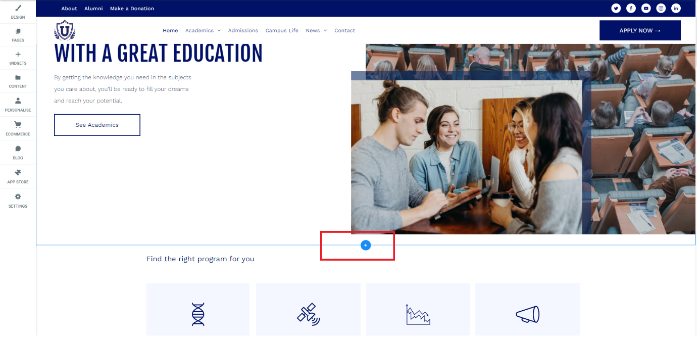 How to add a new section in Website Builder - Support Centre - names.co.uk