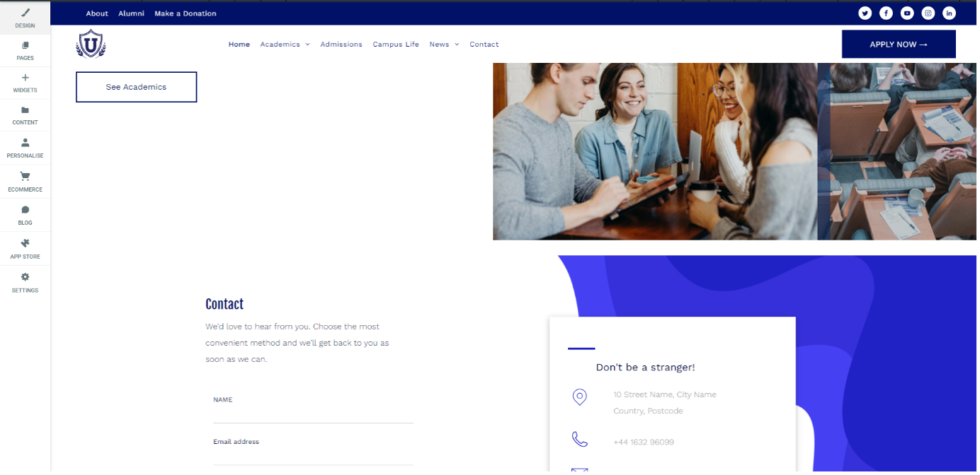 How to add a new section in Website Builder - Support Centre - names.co.uk