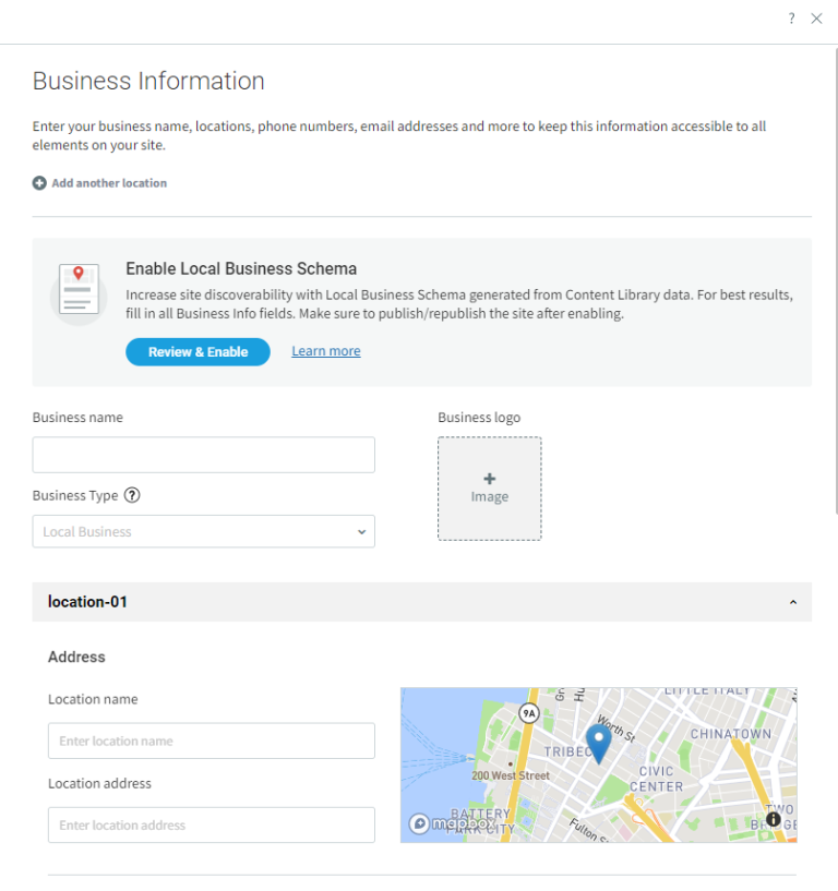How to add Local Business Schema - Support Centre - names.co.uk