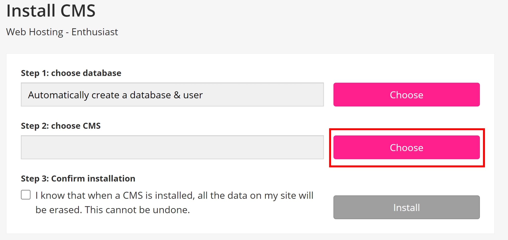 Green Web Hosting: How to install WordPress, Joomla, Drupal - Support Centre - names.co.uk