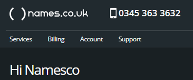 How to access your Online Control Panel - Support Centre - names.co.uk