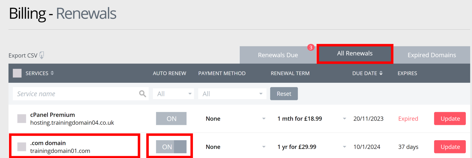 How to Cancel my Services - Support Centre - names.co.uk