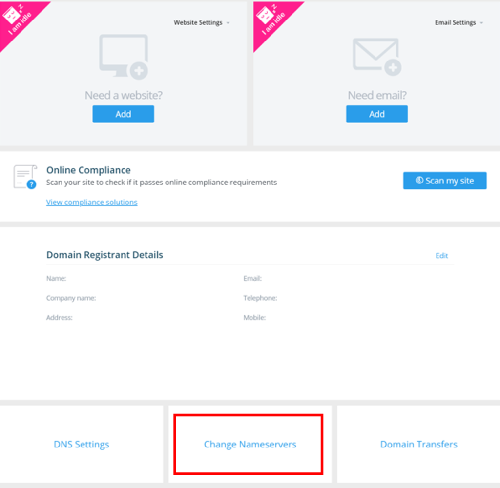 How to change your Nameserver Details - Support Centre - names.co.uk