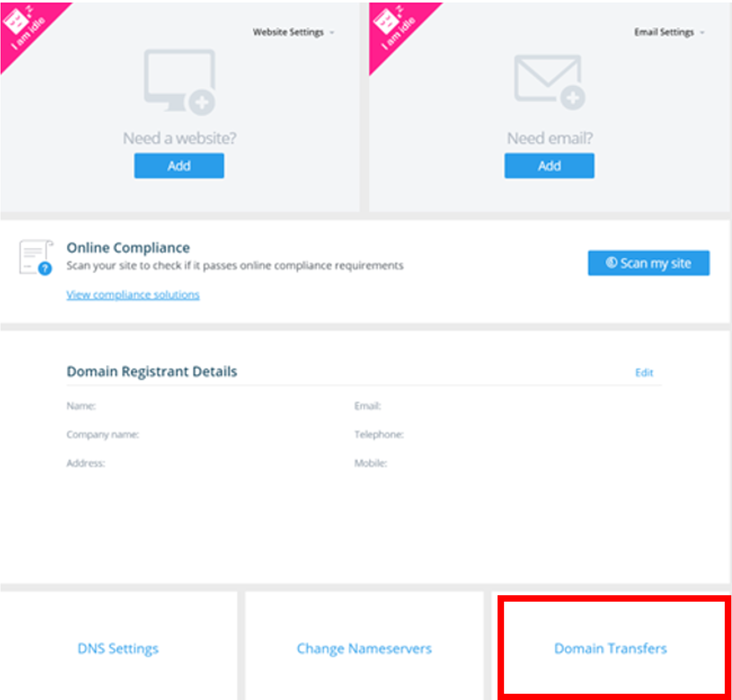 How to transfer a Domain Name away from us - Support Centre - names.co.uk