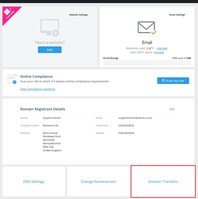 How to migrate domain and services to a different account - Support ...