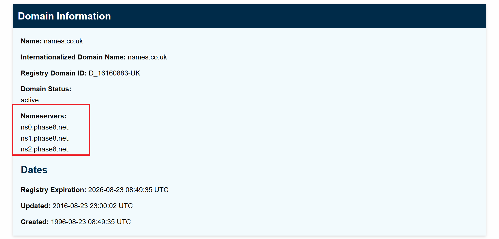 How to Check Your Nameserver Provider - Support Centre - names.co.uk